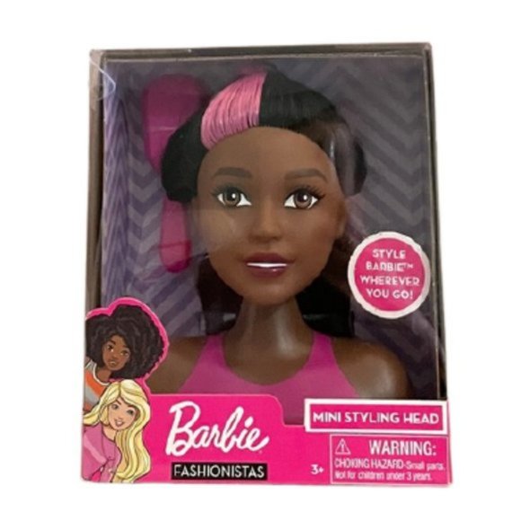 Mattel | Toys | Fashionistas Mini Styling Head Dark Hair | Poshmark